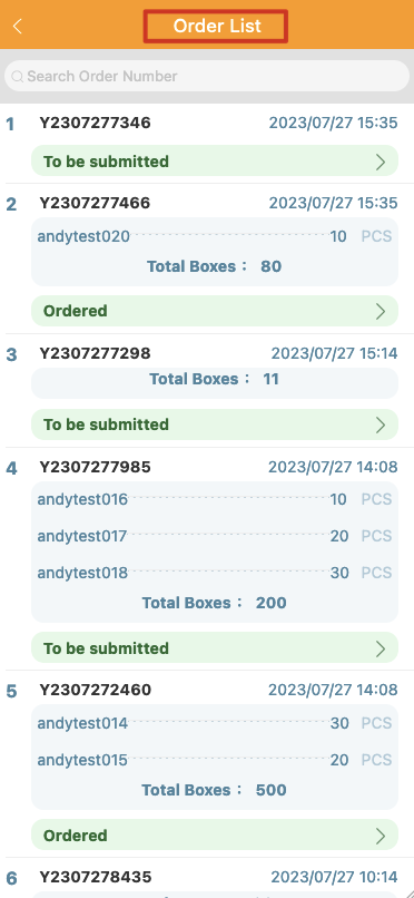 Bug 2884 【h5端下单 首页下单订单列表订单详情】页面顶部字号大小需统一 物流管理系统 禅道